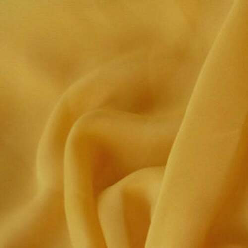 Gold Hi Multi Chiffon Fabric, Chiffon Fabric By The Yard 58-60"Inch By
